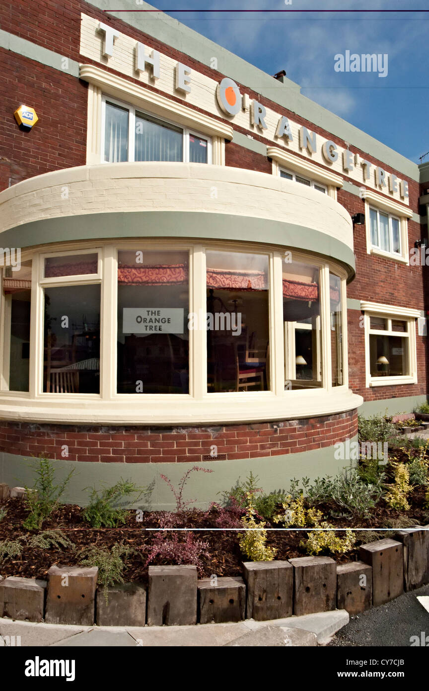 the orange tree pub Stock Photo - Alamy