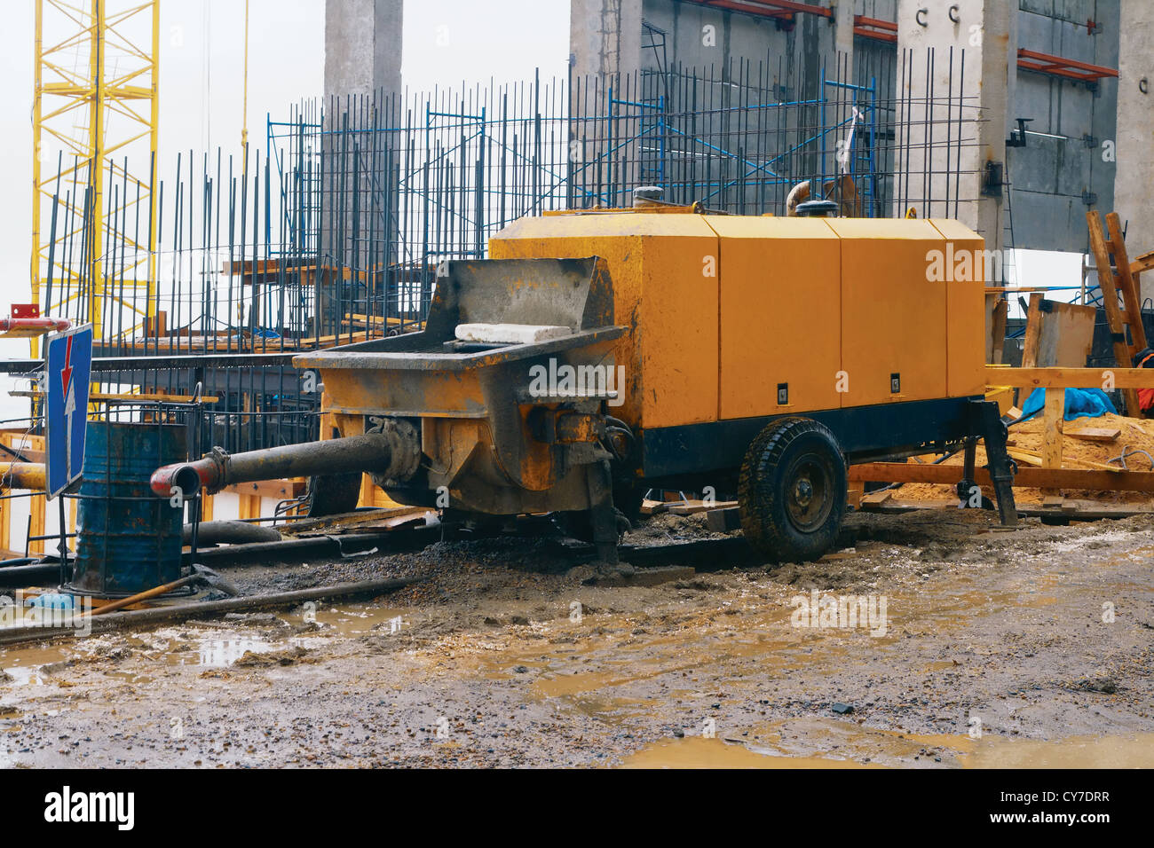 Concrete vibrator hi-res stock photography and images - Alamy