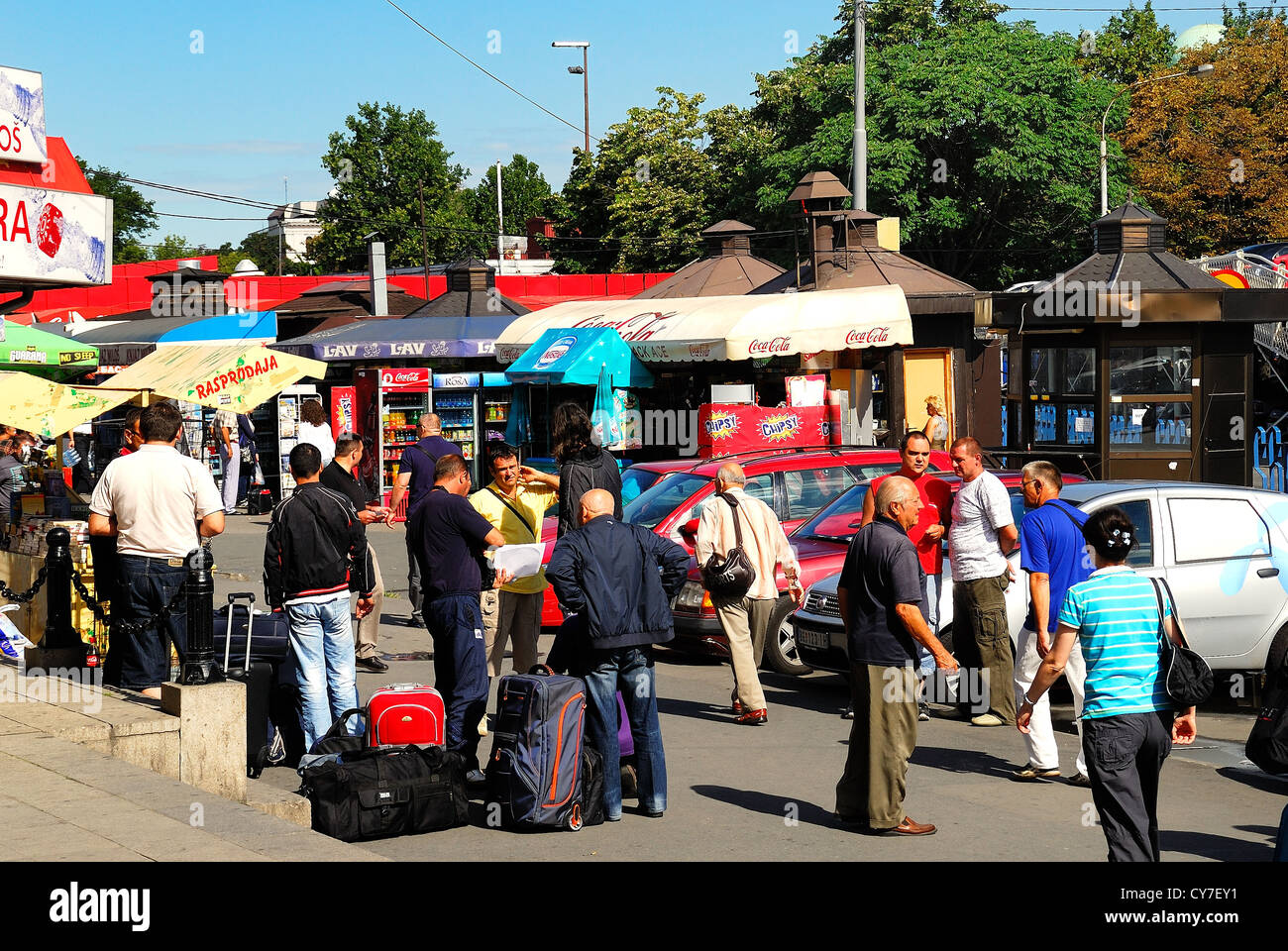 Belgrade, Serbia : the bus station Stock Photo - Alamy