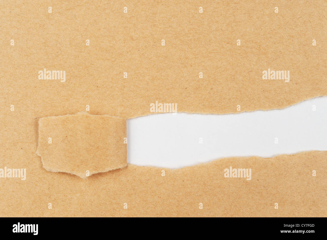 Torn yellow paper hi-res stock photography and images - Alamy
