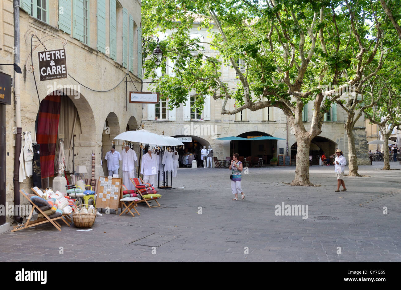 Tourists in the Main Town Square and Shops in the Old Town or Historic ...
