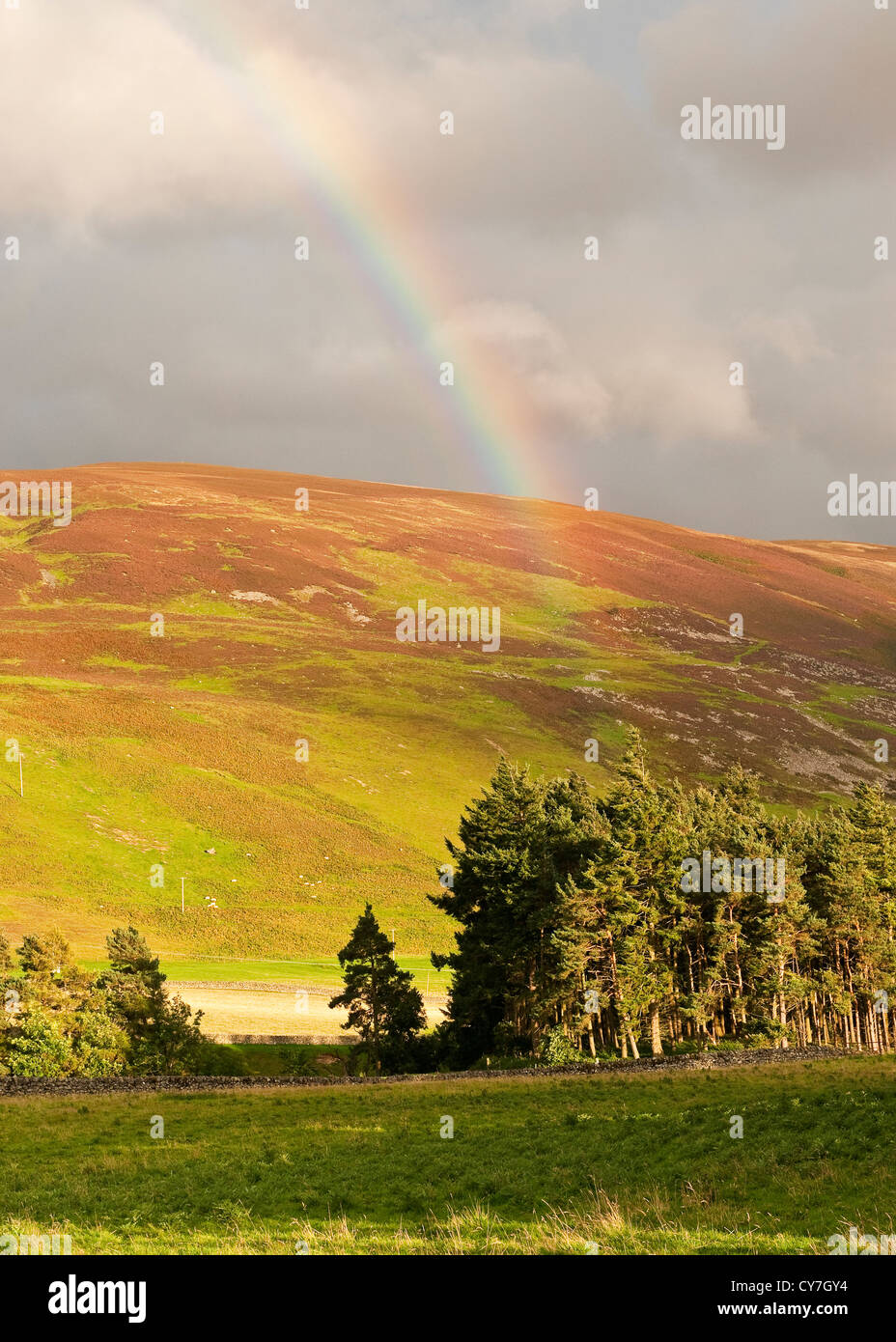 Raining over hills hi-res stock photography and images - Alamy