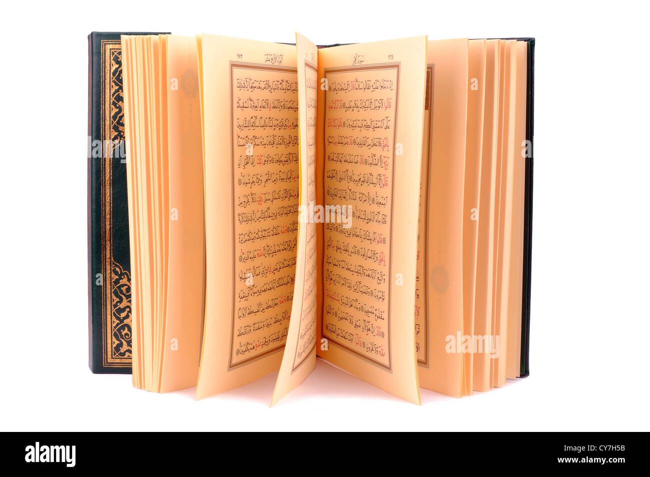 Open holy quran muslim Cut Out Stock Images & Pictures - Alamy