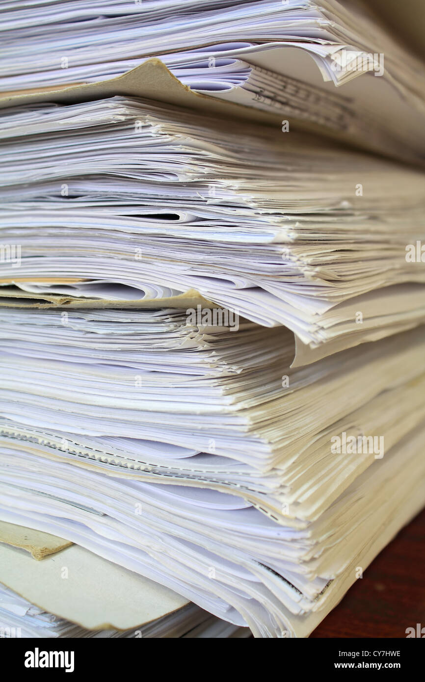 old office papers Stock Photo - Alamy