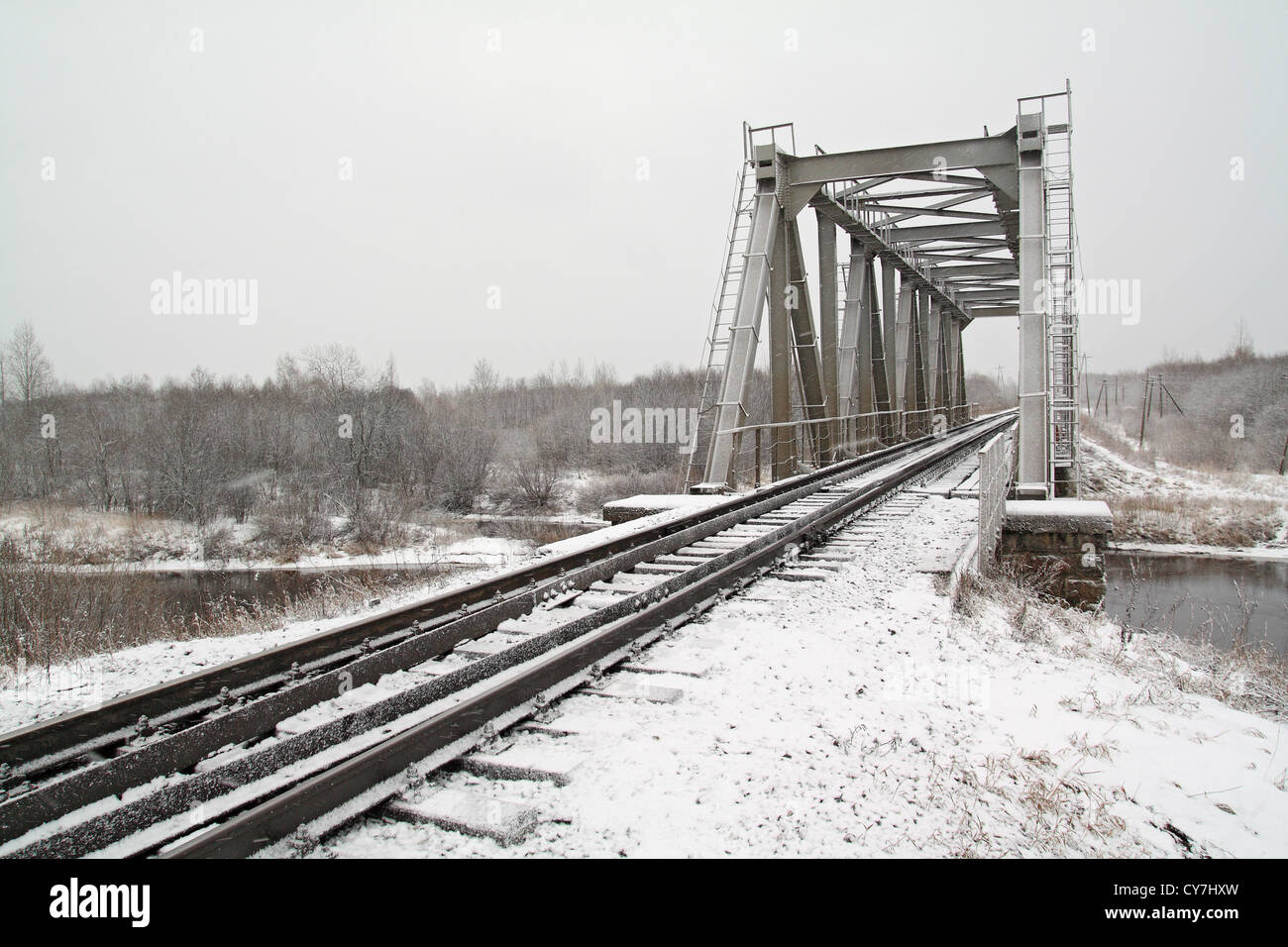 Small railroad bridge hi-res stock photography and images - Alamy