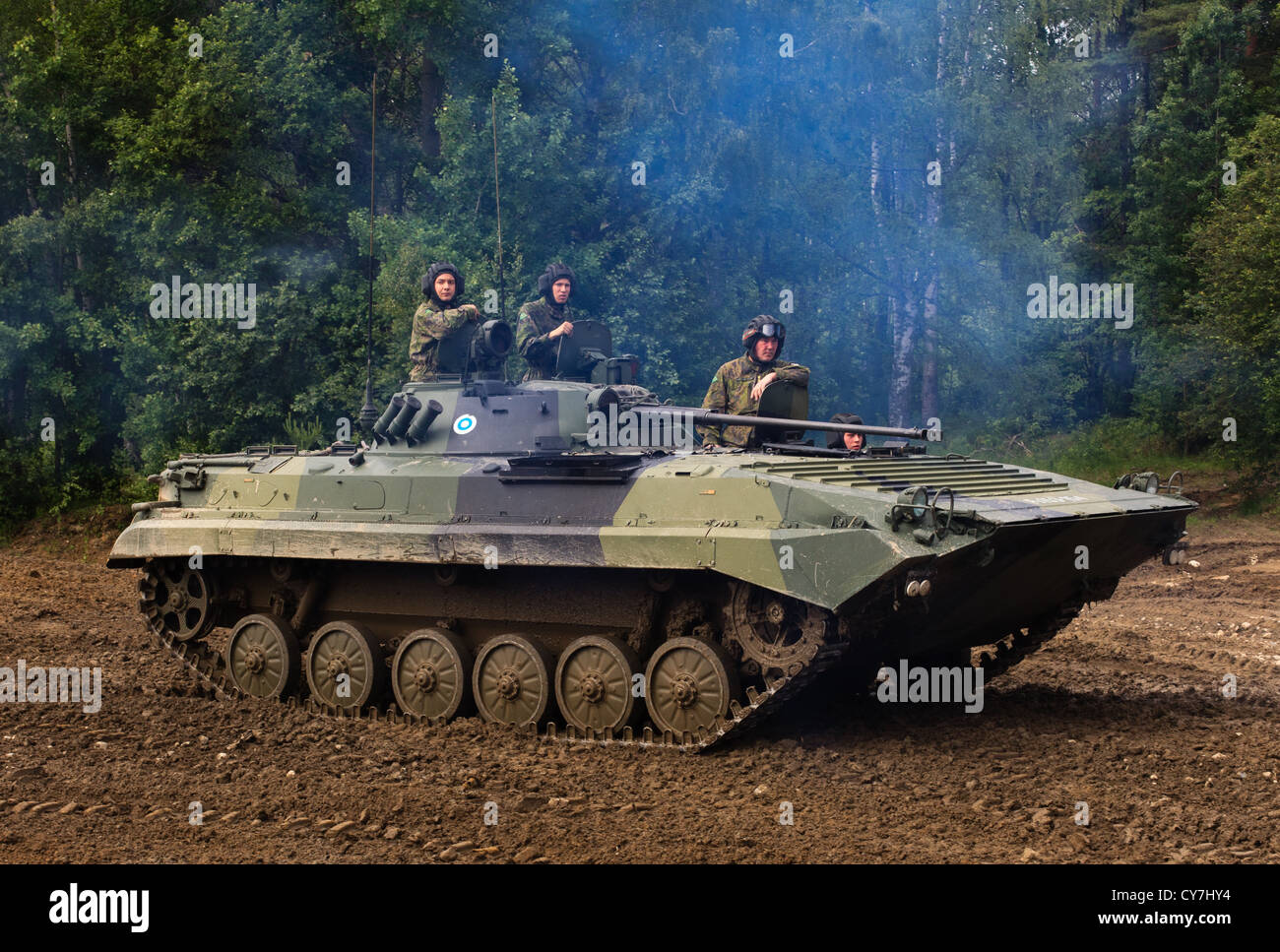 BMP-2 infantry fighting vehicle of the Finnish Army Stock Photo - Alamy