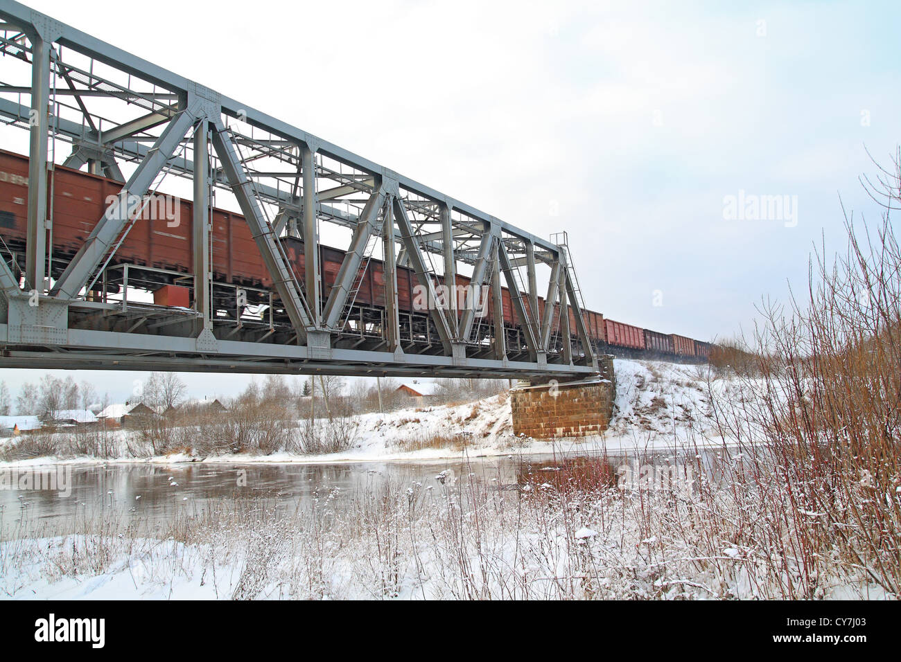 Freight train russia hi-res stock photography and images - Alamy