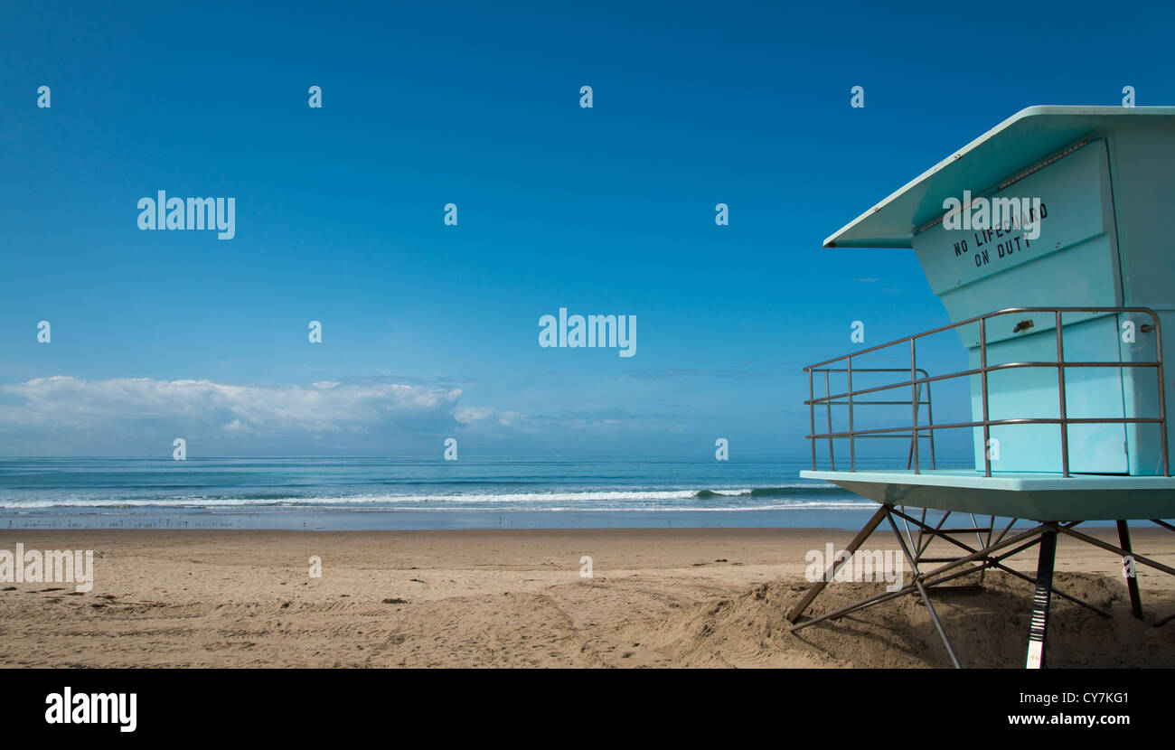 Lifeguard stand beach in hi-res stock photography and images - Alamy