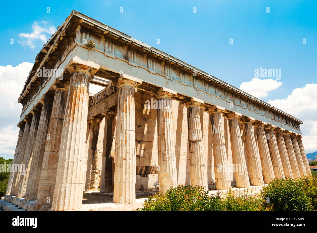 Ancient Greek temple, Archaeological Ruins Stock Photo - Alamy