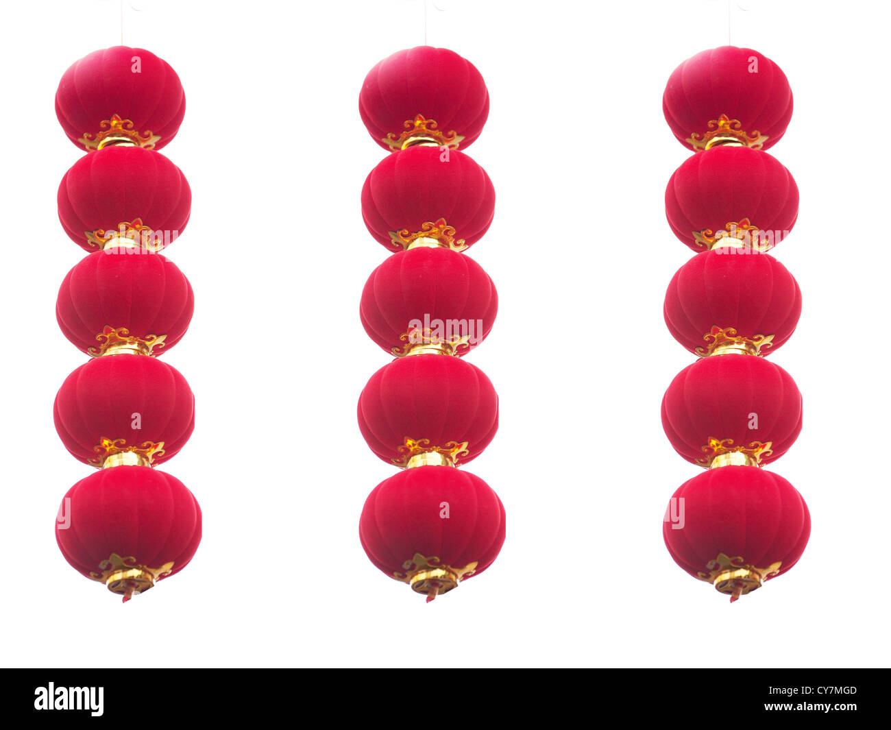 Red chinese lamp in Cut Out Stock Images & Pictures - Alamy