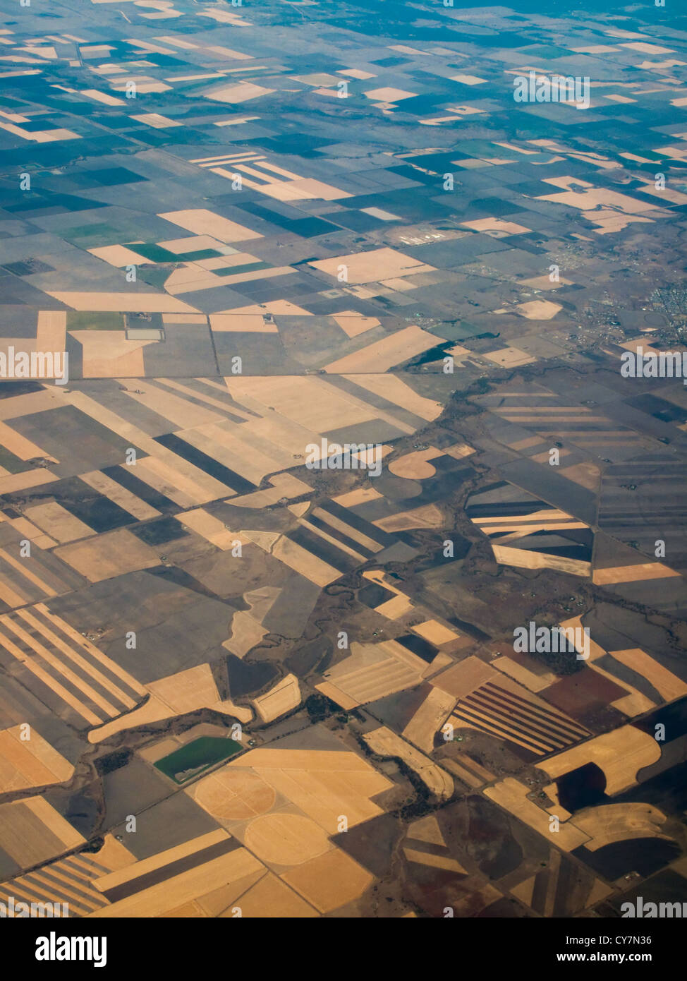 Australia aerial view map hi-res stock photography and images - Alamy