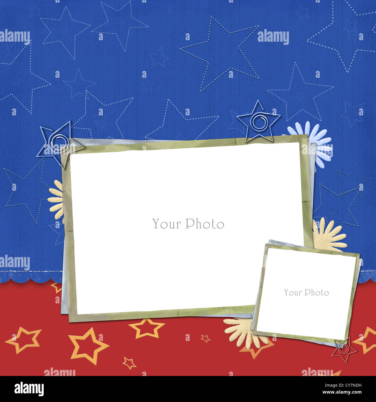 Scrapbook frame background Stock Photo - Alamy