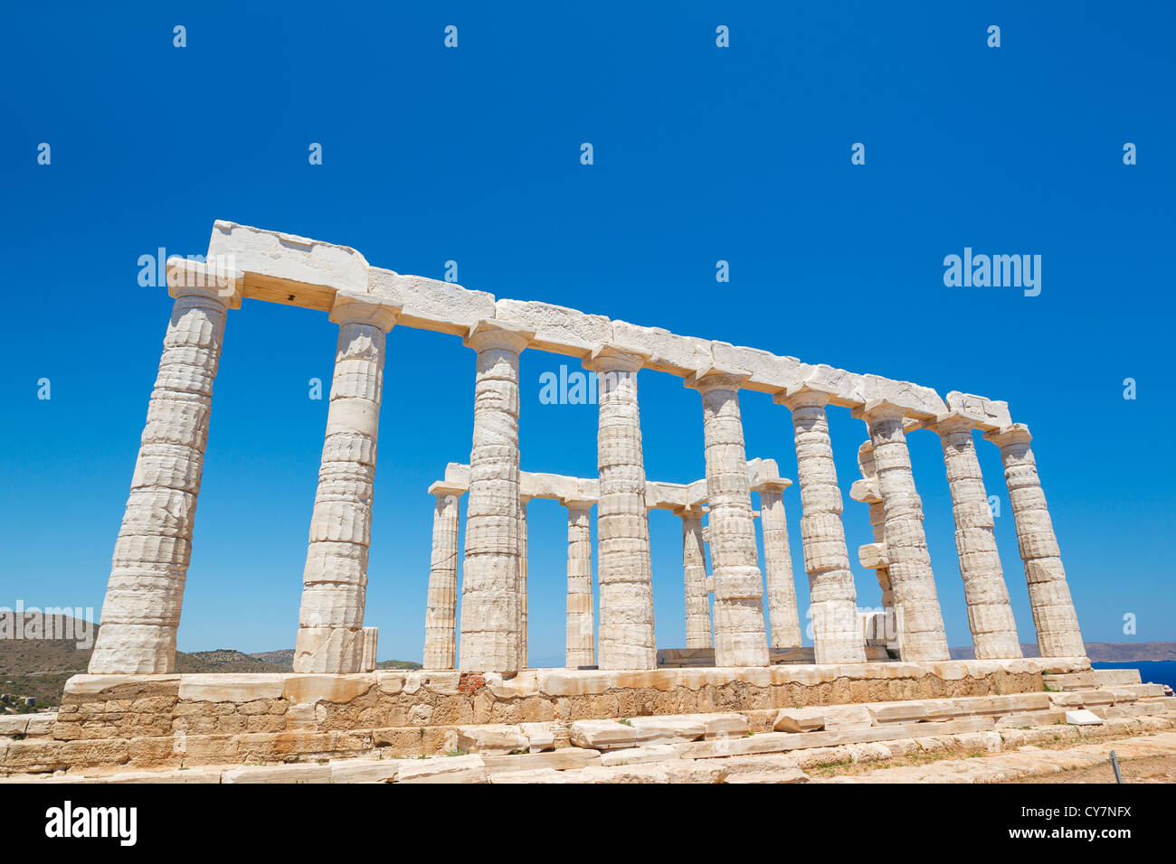 Ancient Temple Greek Ruins Acropolis Stock Photo - Alamy