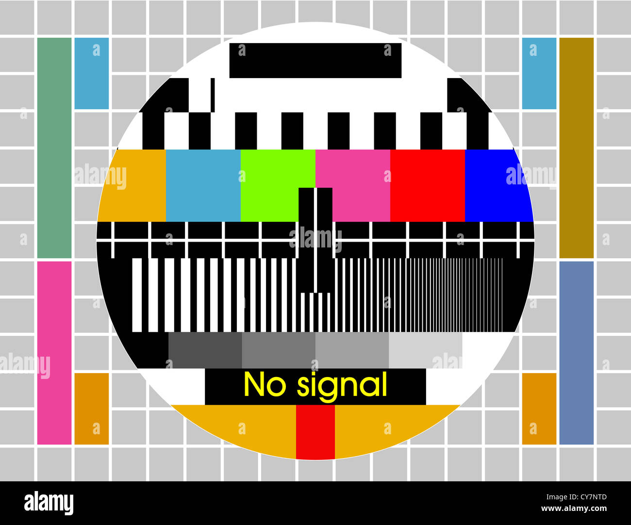 Tv test card hi-res stock photography and images - Alamy