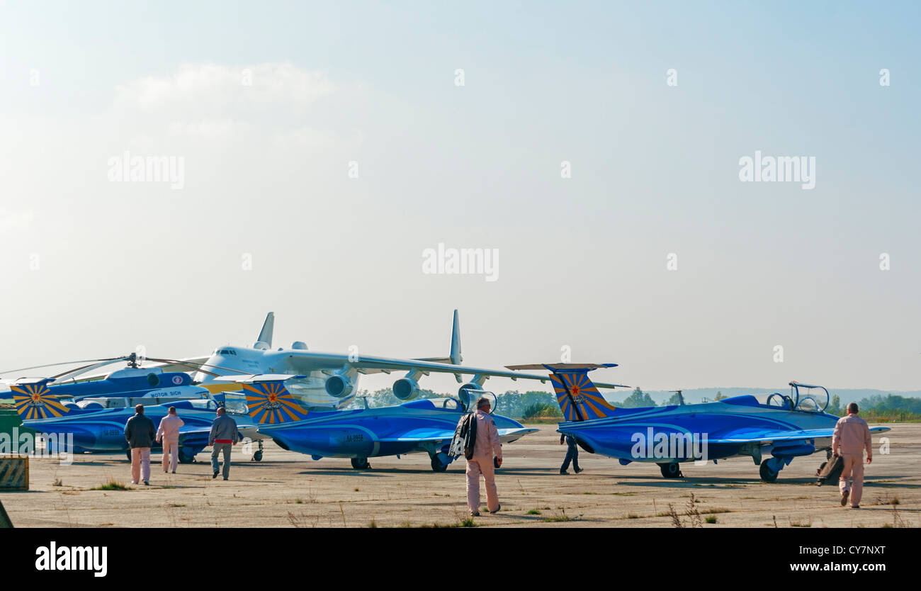 Jet aerobatic and training 1960's - L-29 Stock Photo - Alamy