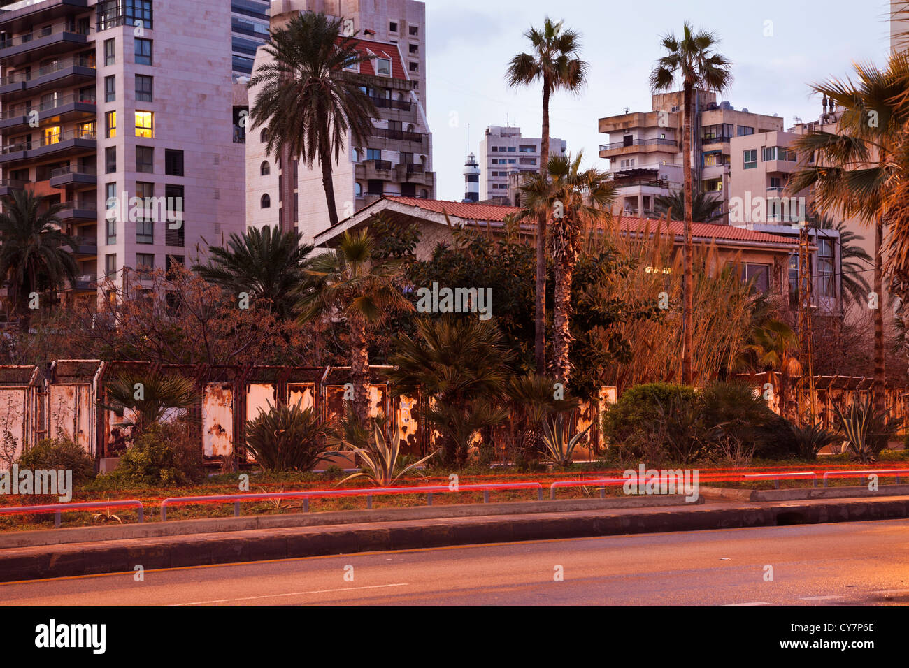 Architecture of Beirut with the lighthouse Stock Photo - Alamy