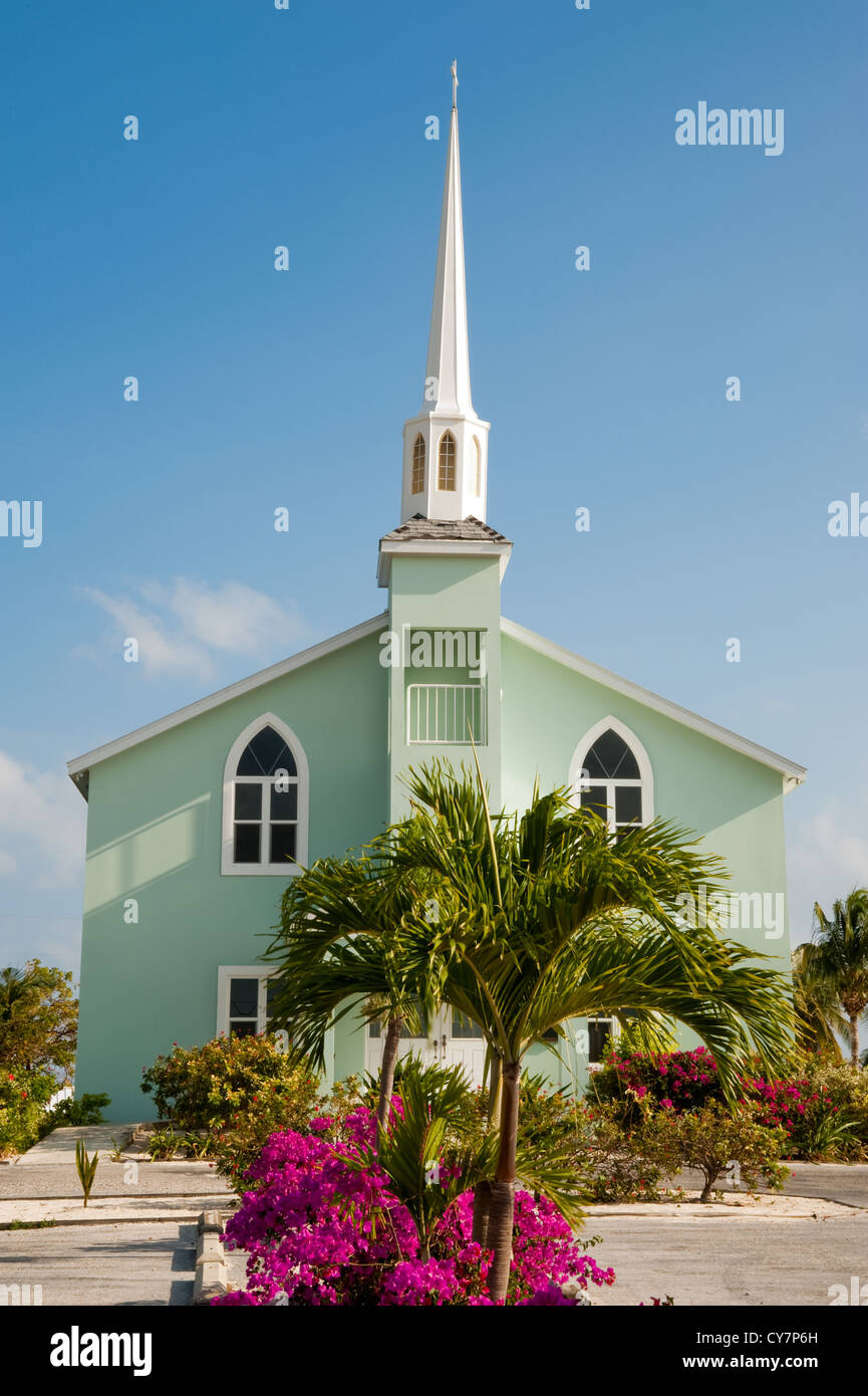 Church on Little Cayman Stock Photo - Alamy