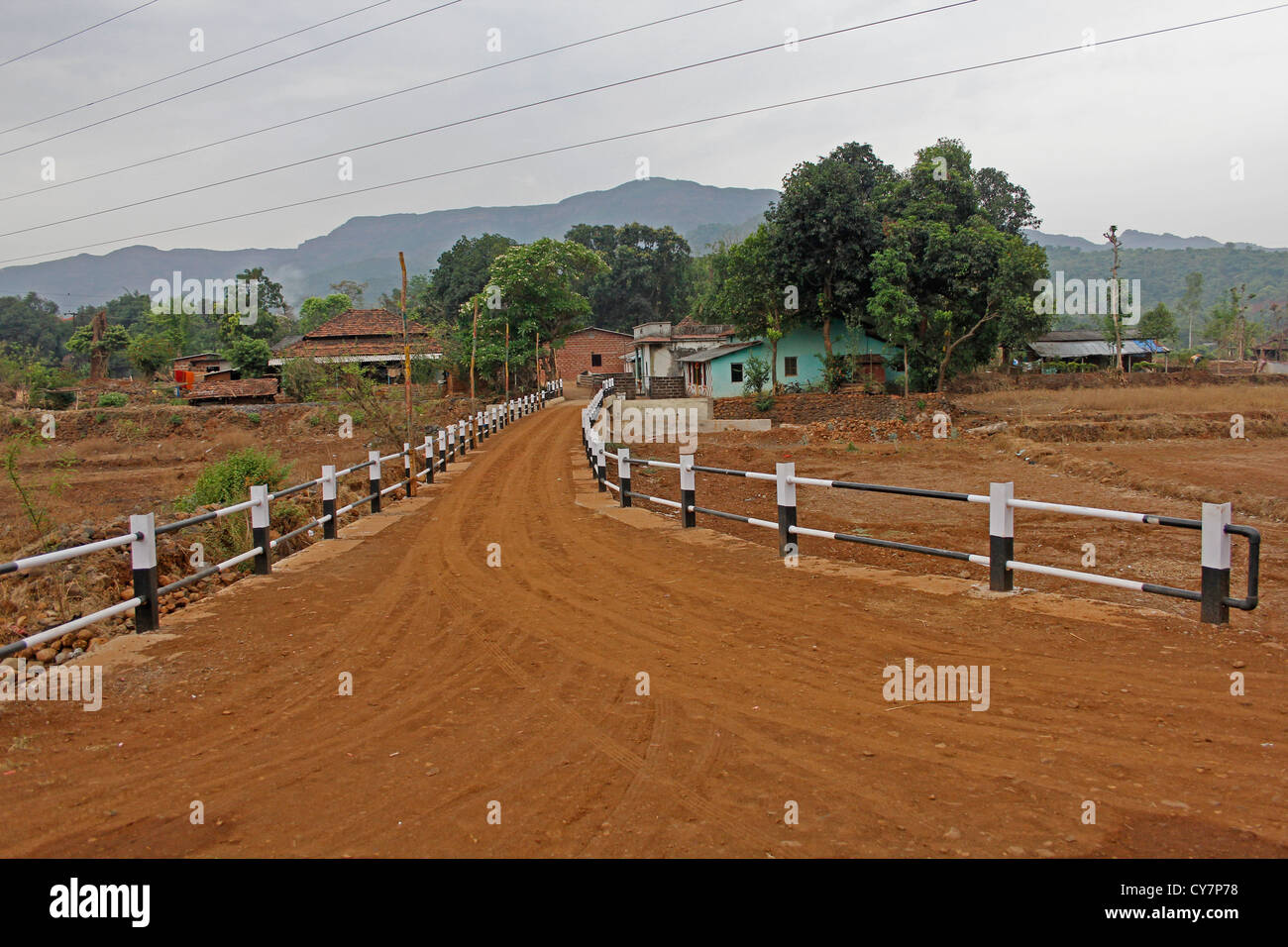 Village Road, India Stock Photo - Alamy