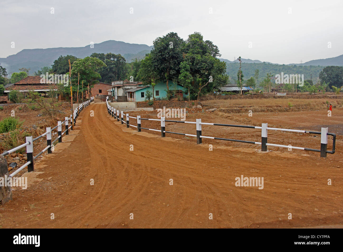 Village Road, India Stock Photo - Alamy