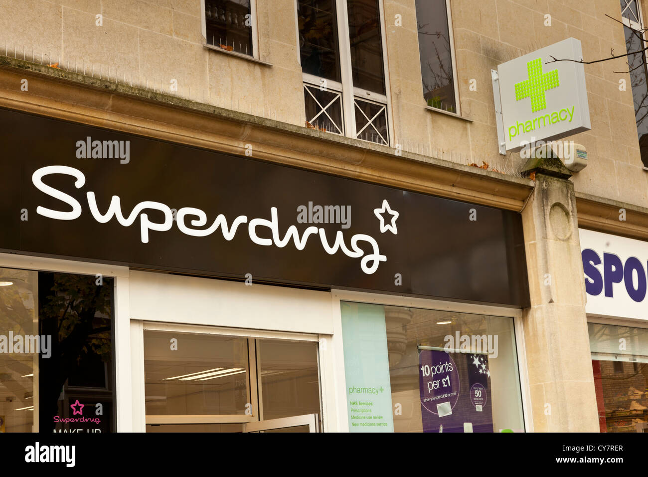 Superdrug, retail shop store selling pharmaceutical drugs personal and ...