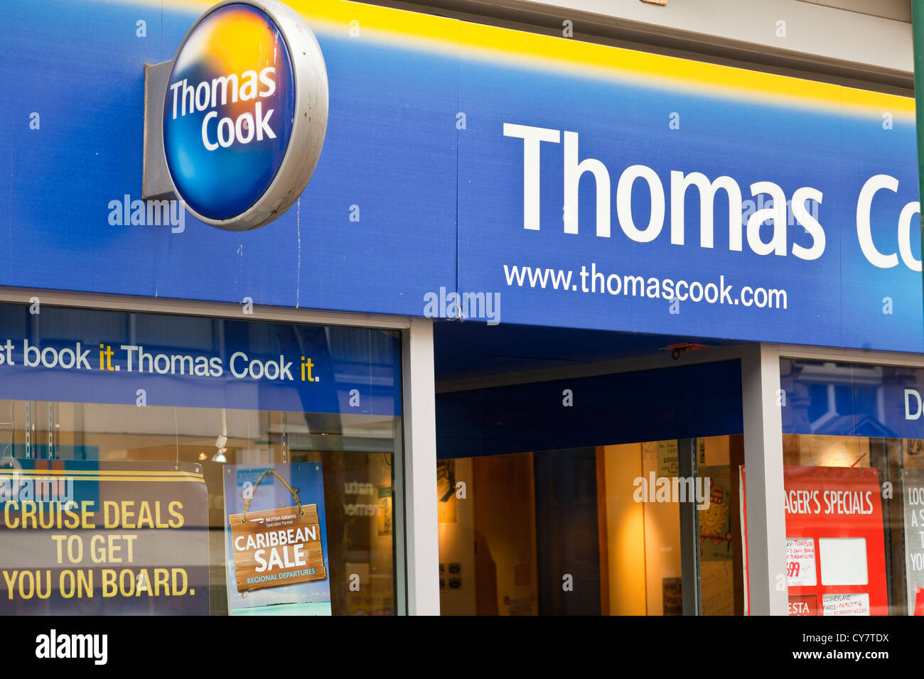 Thomas Cook travel agents retail branch, Commercial Street Newport ...