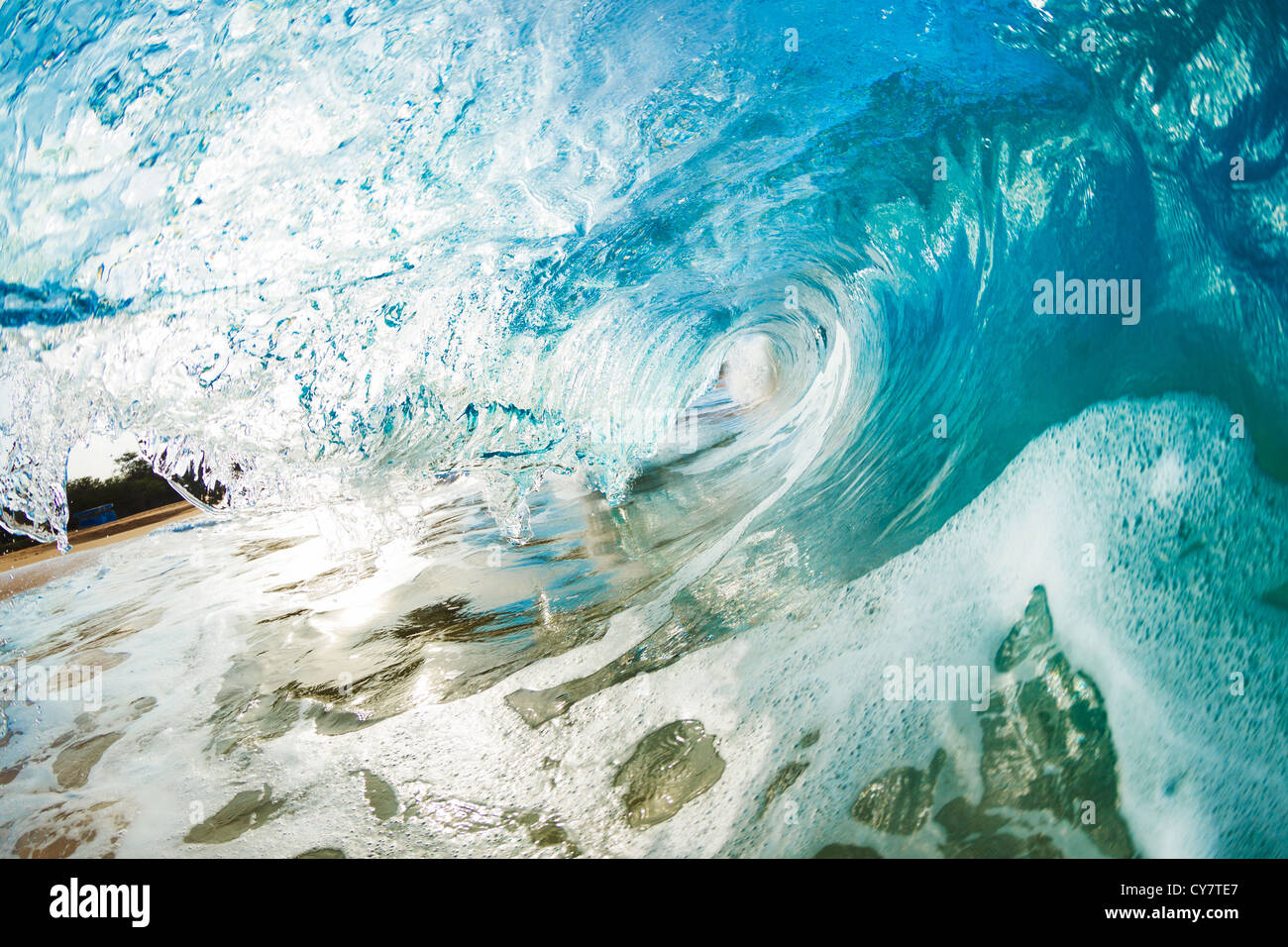 Beach barrel wave hi-res stock photography and images - Alamy