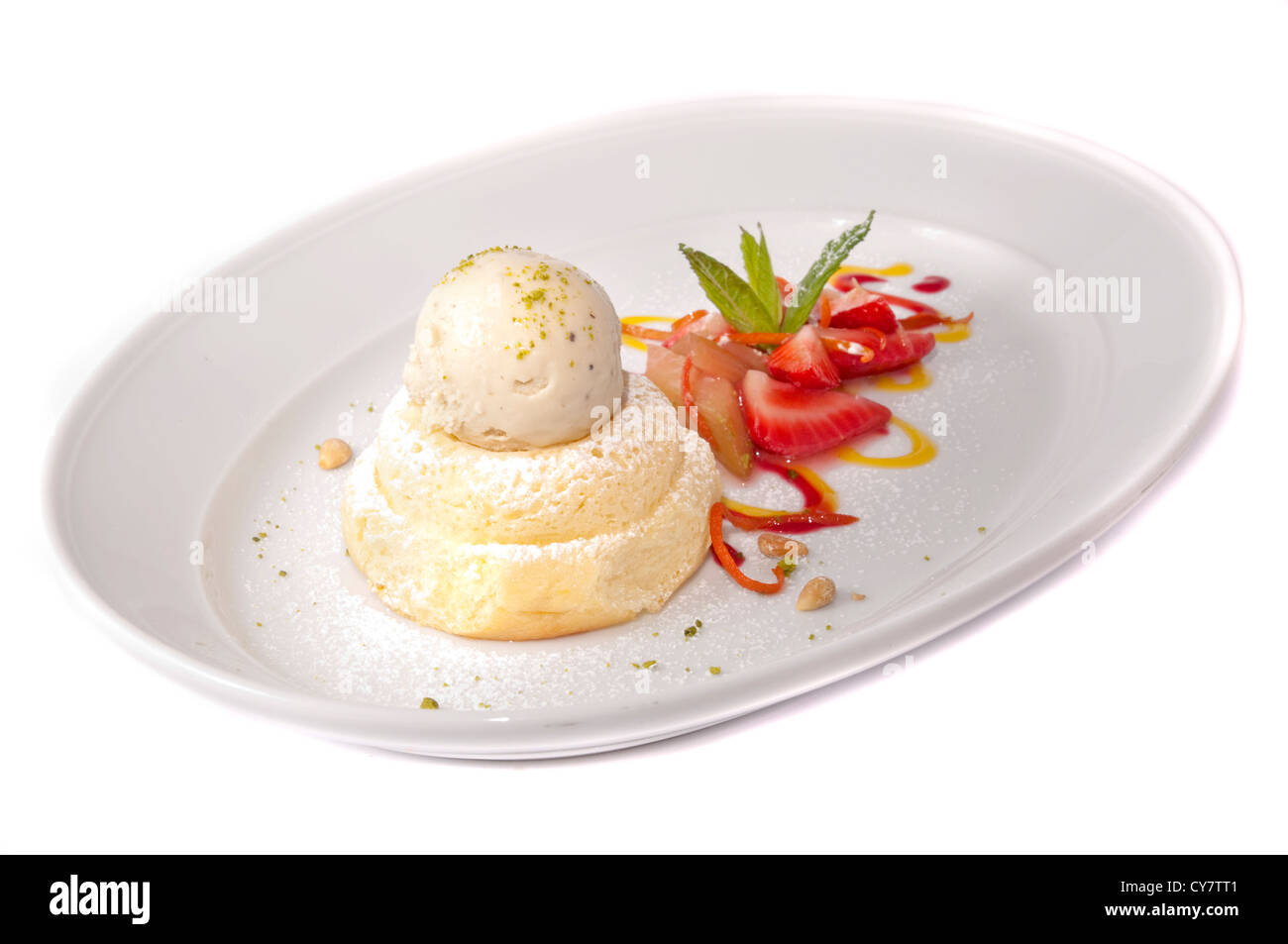 Elegant desserts Cut Out Stock Images & Pictures - Alamy