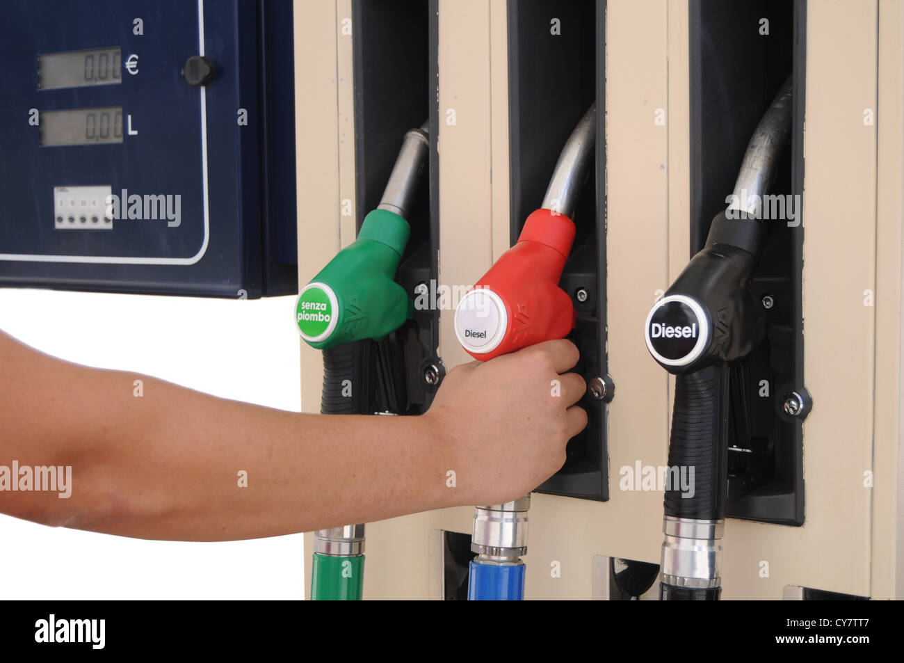 Service station fuel Stock Photo - Alamy
