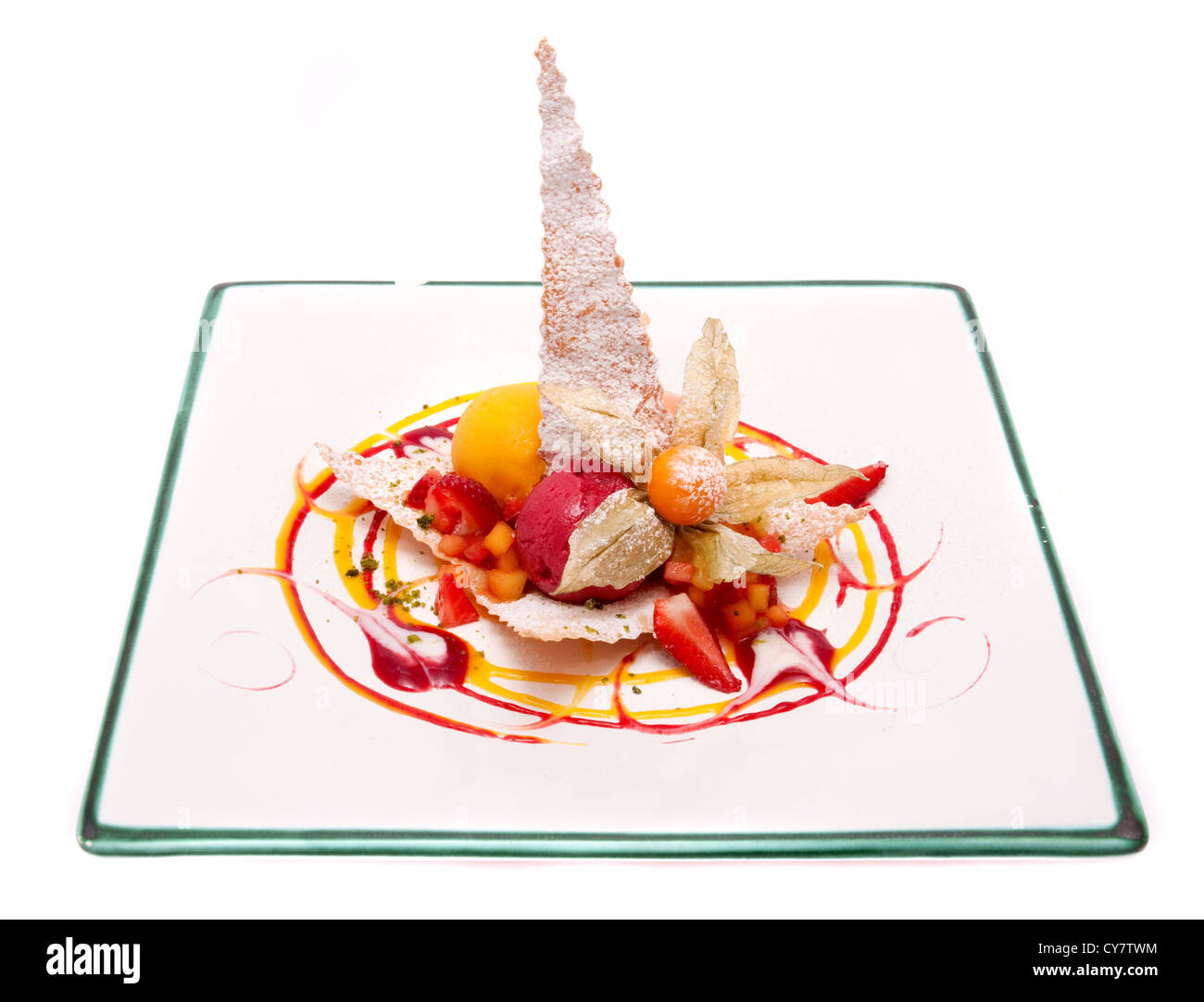 Elegant desserts Cut Out Stock Images & Pictures - Alamy