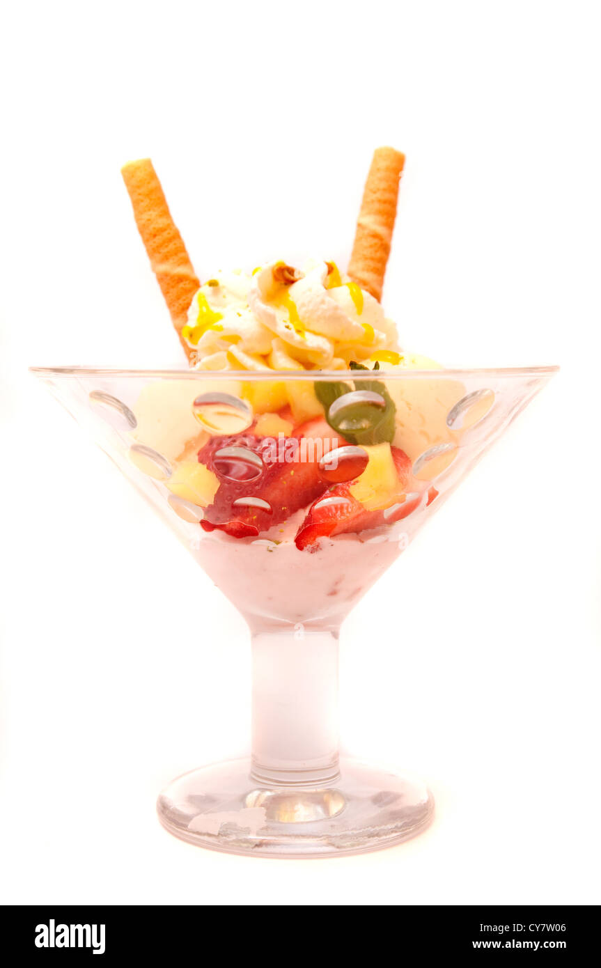 Ice cream mint in Cut Out Stock Images & Pictures - Alamy