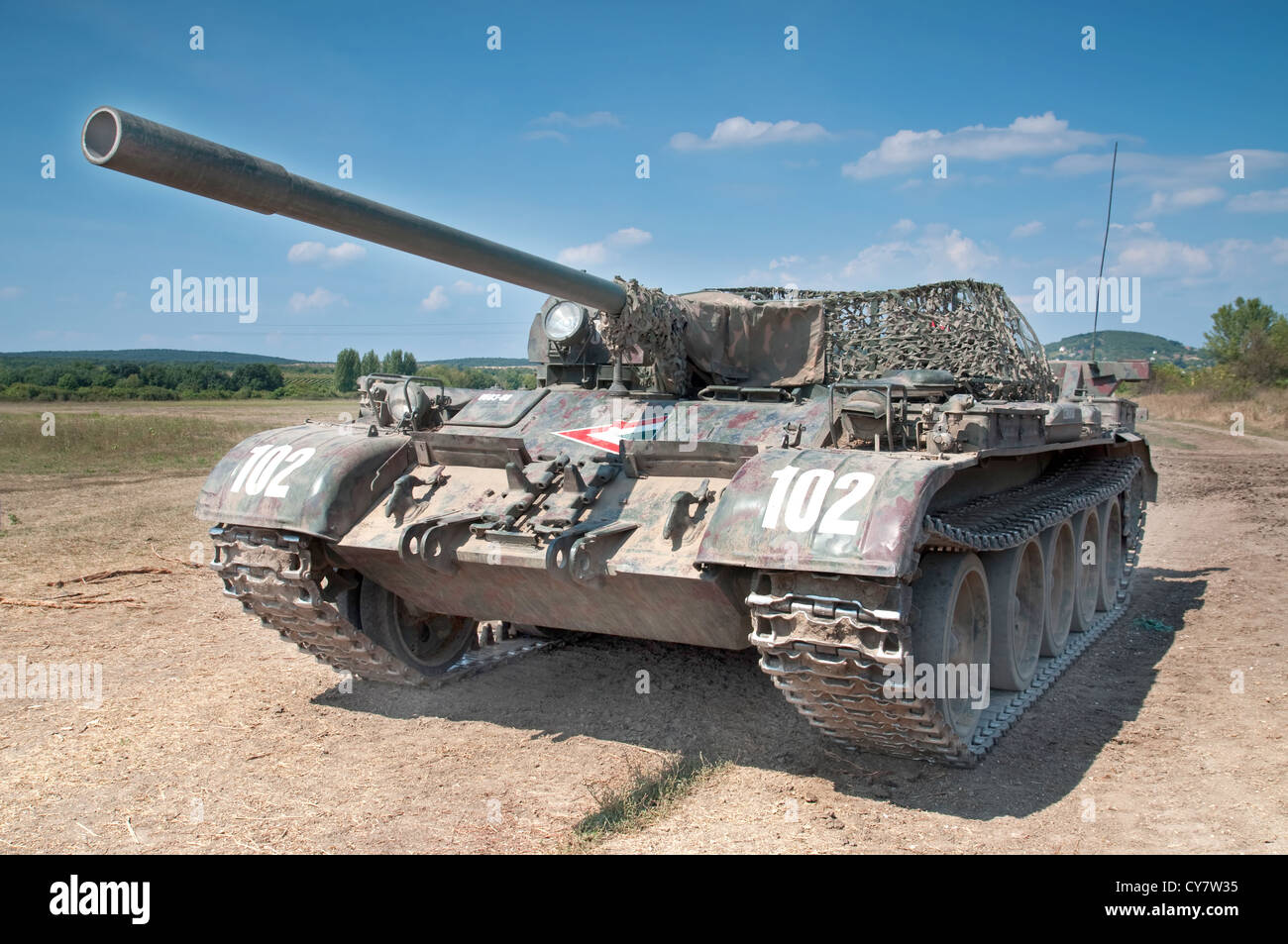 T55 tank hi-res stock photography and images - Alamy