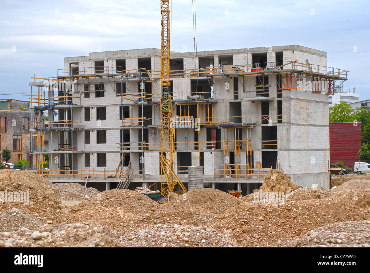 Construction work site Stock Photo - Alamy
