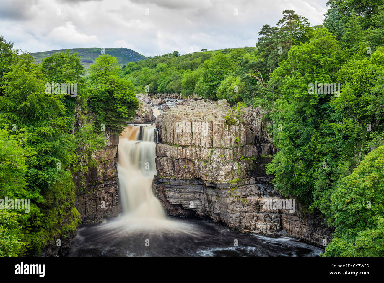High force waterfall river tees hi-res stock photography and images - Alamy