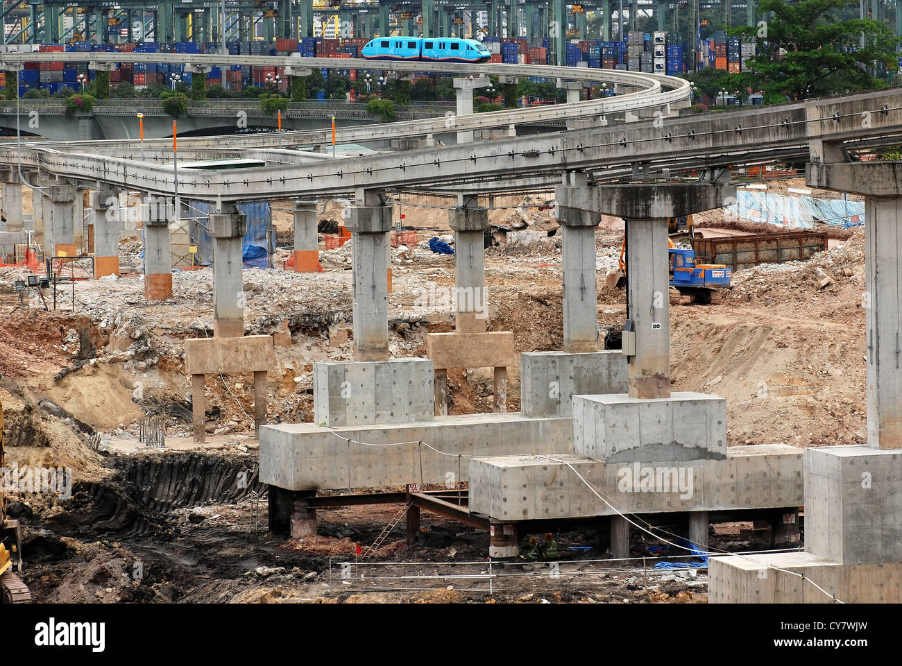 construction site in the city Stock Photo - Alamy