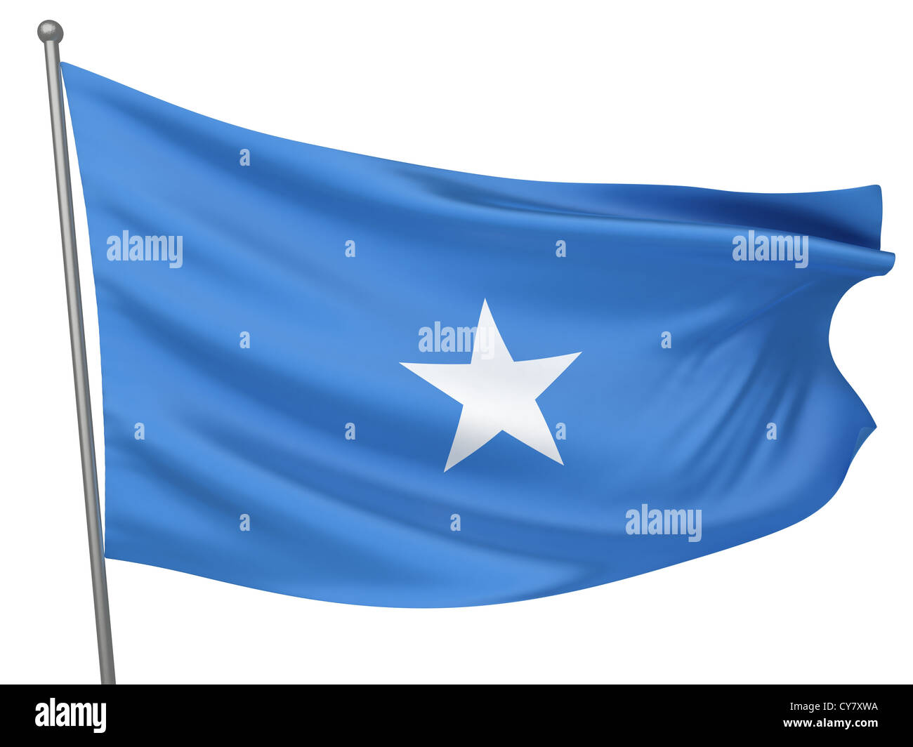 Somalia National Flag - All Countries Collection - Isolated Image Stock ...