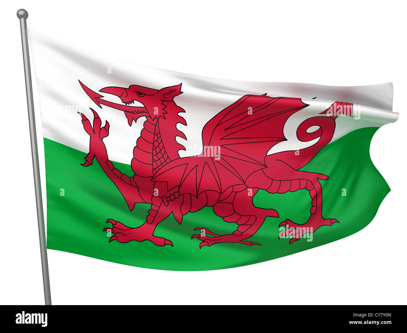 Standard of wales Cut Out Stock Images & Pictures - Alamy