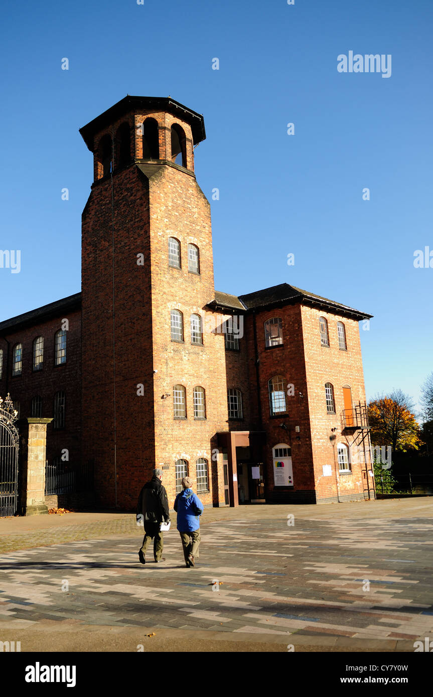 Derby Historic Silk Mill,Cathedral Green Stock Photo - Alamy