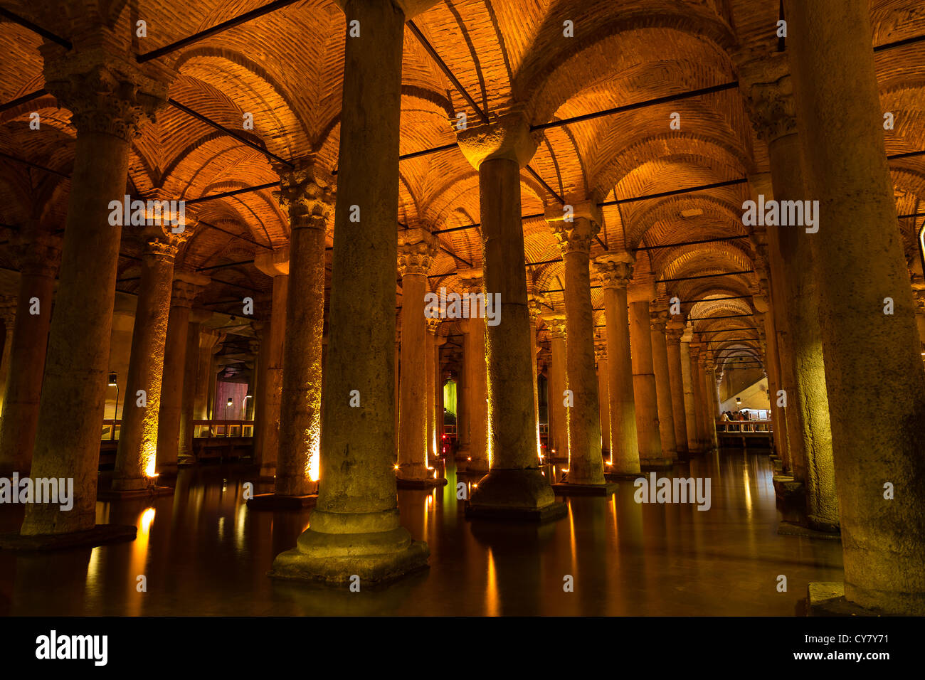 Underground Basilica Cistern, Istanbul, Turkey Stock Photo - Alamy