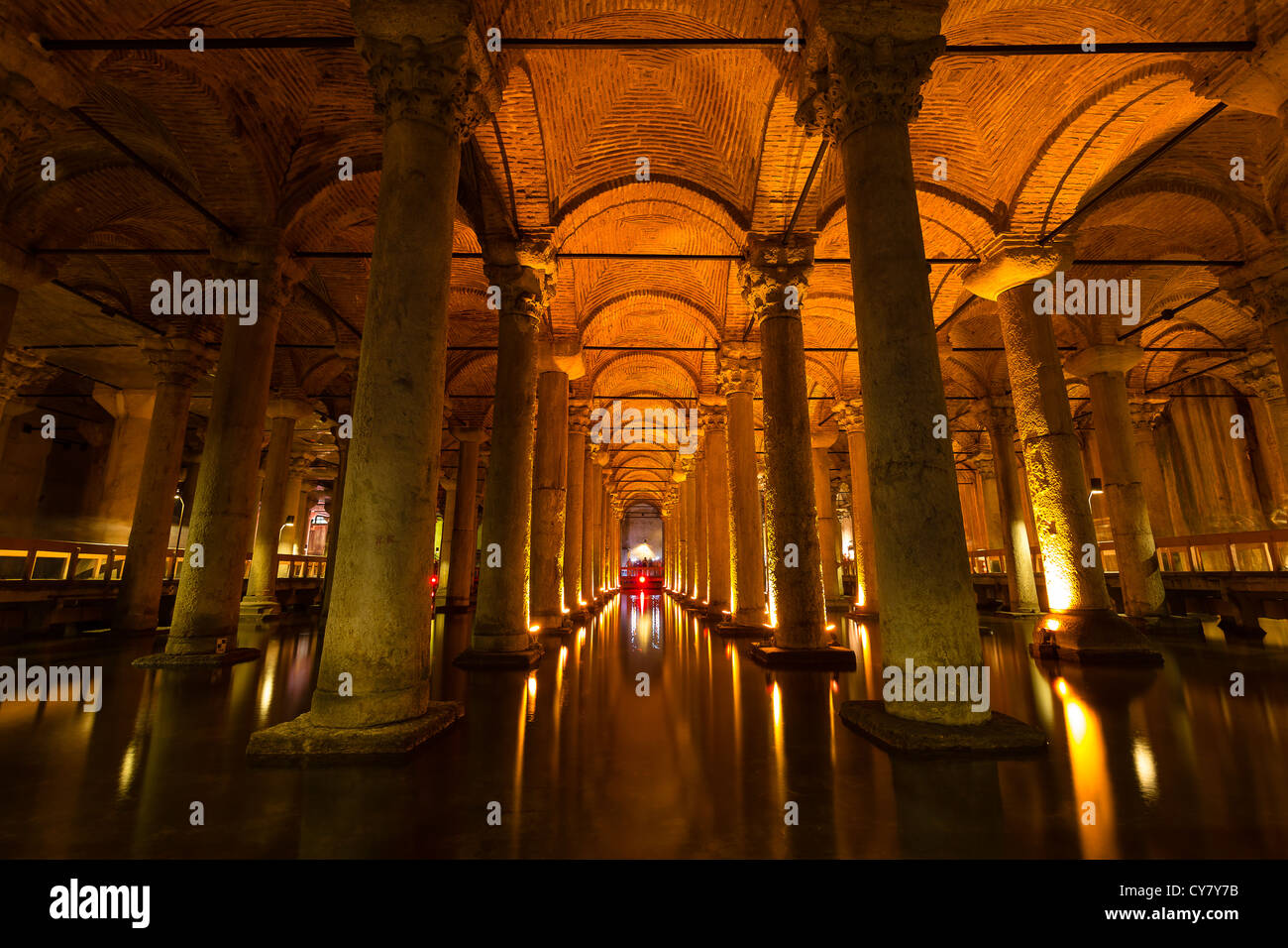 Underground Basilica Cistern, Istanbul, Turkey Stock Photo - Alamy