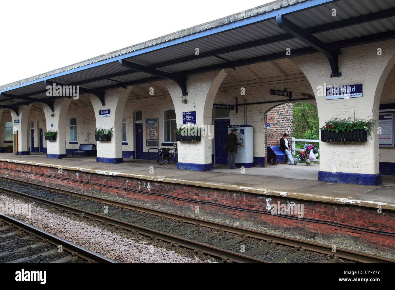Train Station, Driffield, Market Town, East Riding, Yorkshire, England ...