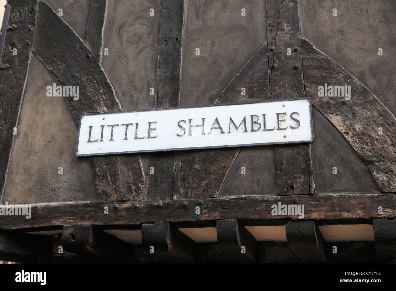 Little Shambles, York, North Yorkshire, Yorkshire, England, UK Stock ...