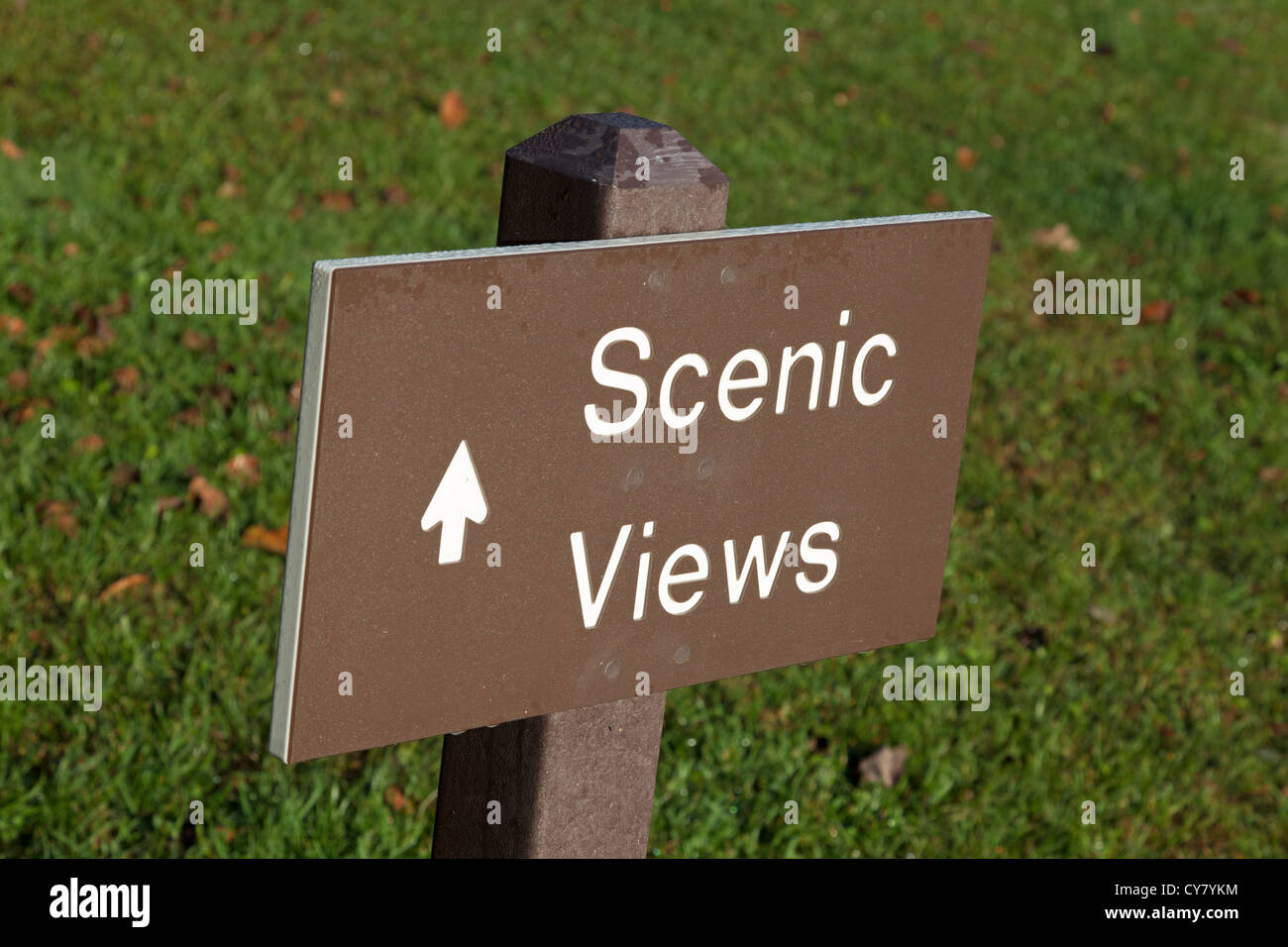 Scenic view sign Stock Photo - Alamy