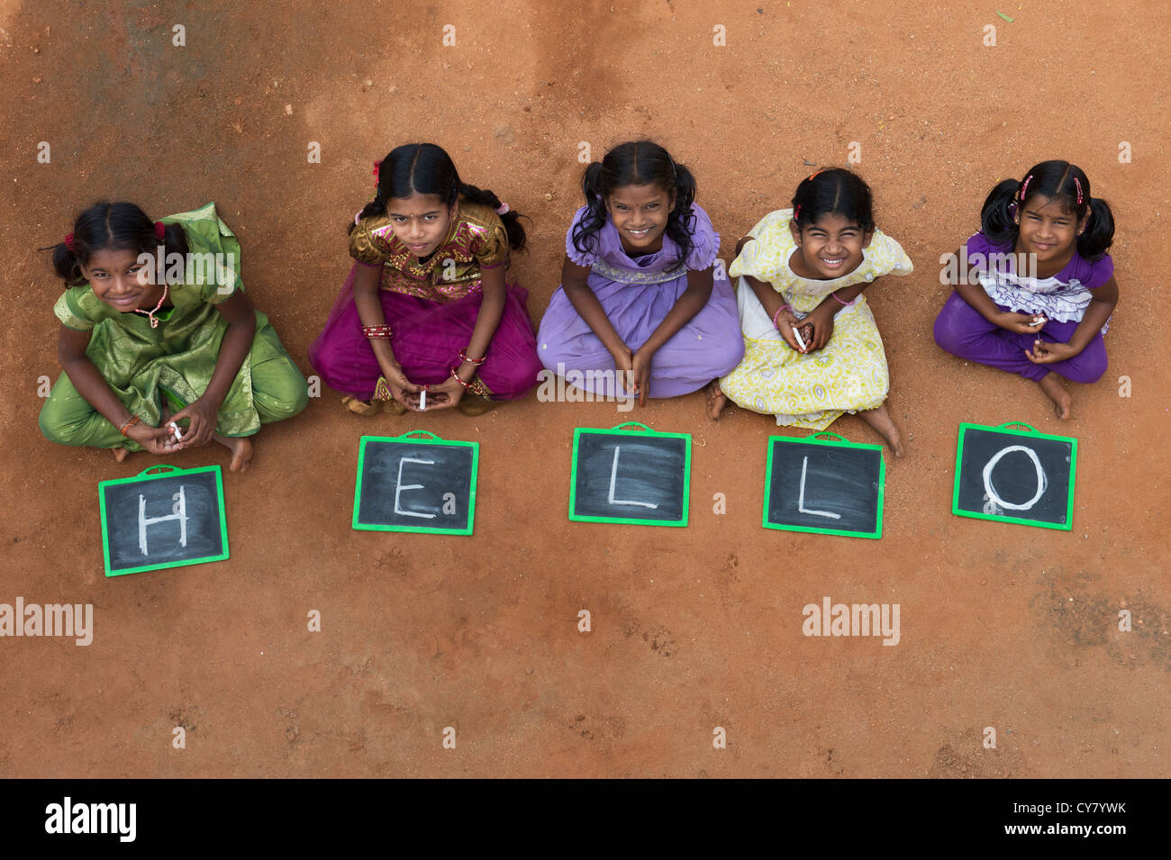 Hello children hi-res stock photography and images - Alamy