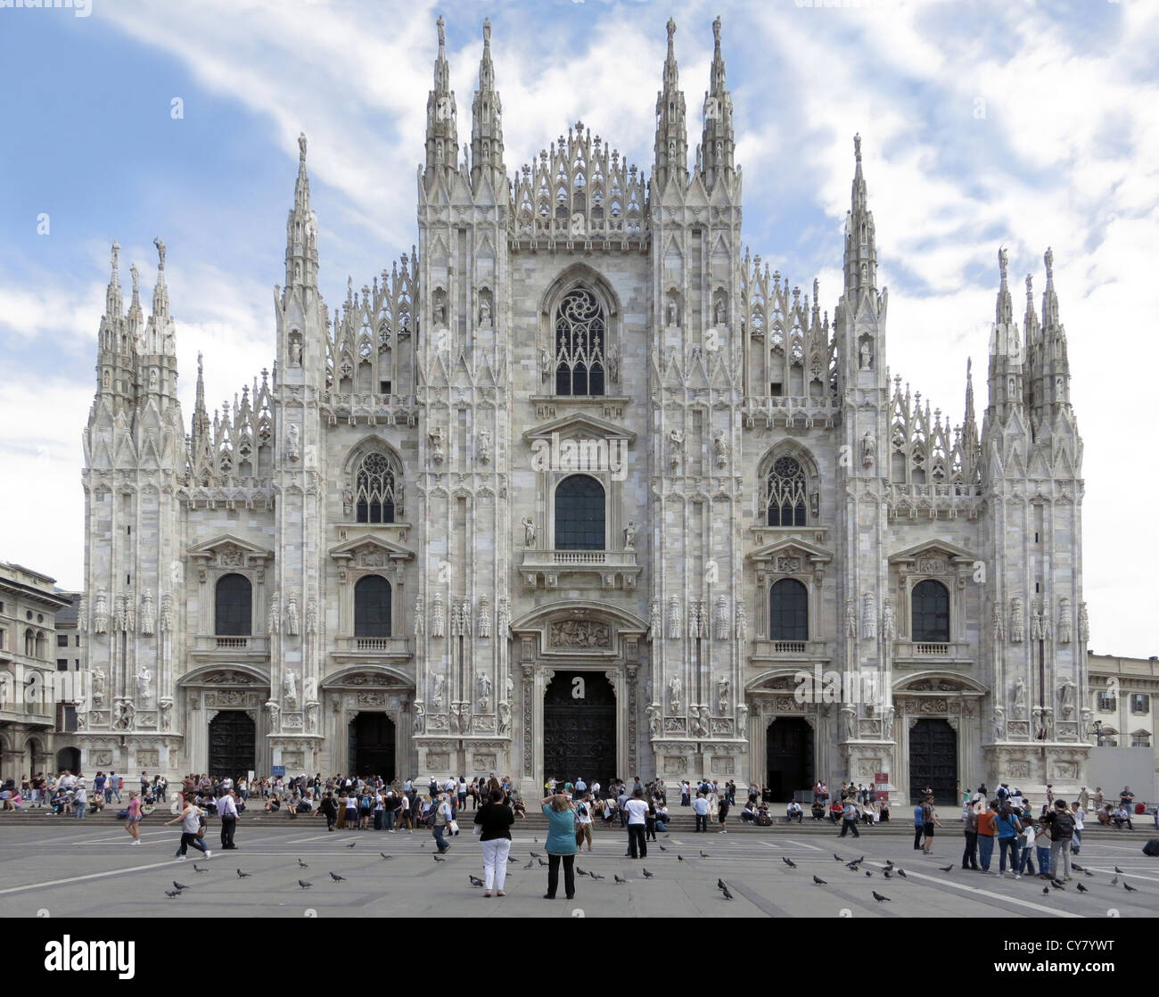 The cathedral church of Milan Stock Photo - Alamy