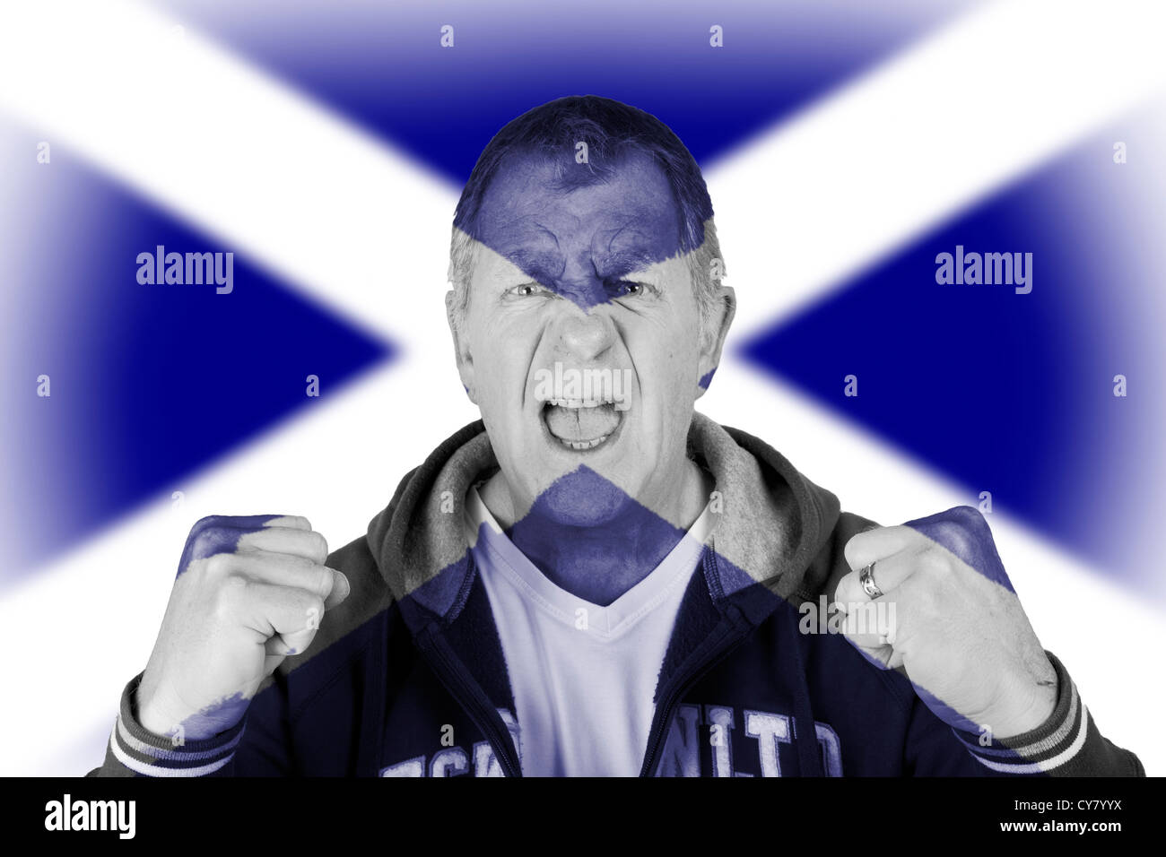 Scottish sports fan hi-res stock photography and images - Alamy