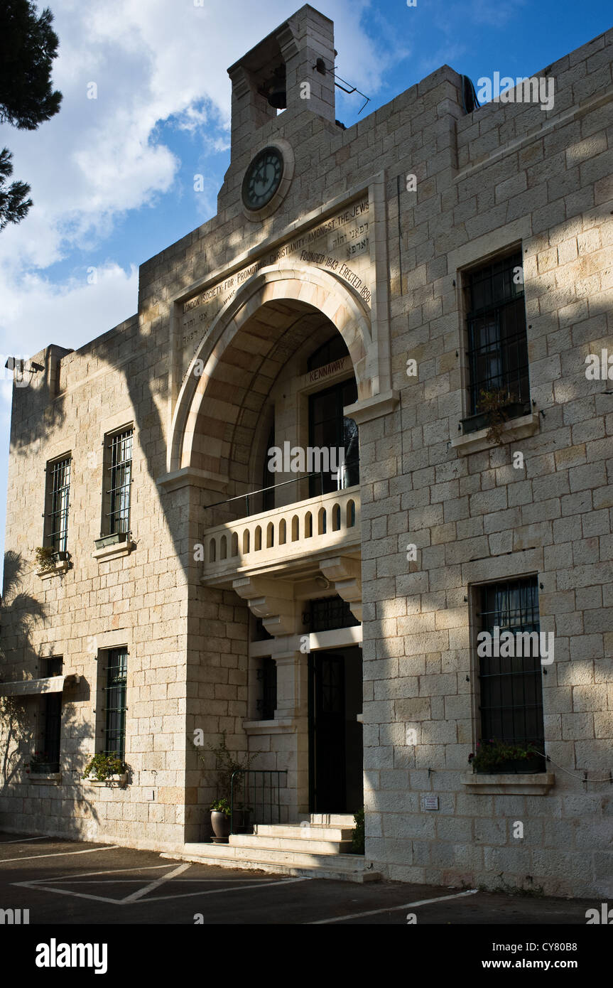 Main entrance to the Anglican International School Jerusalem (AISJ ...