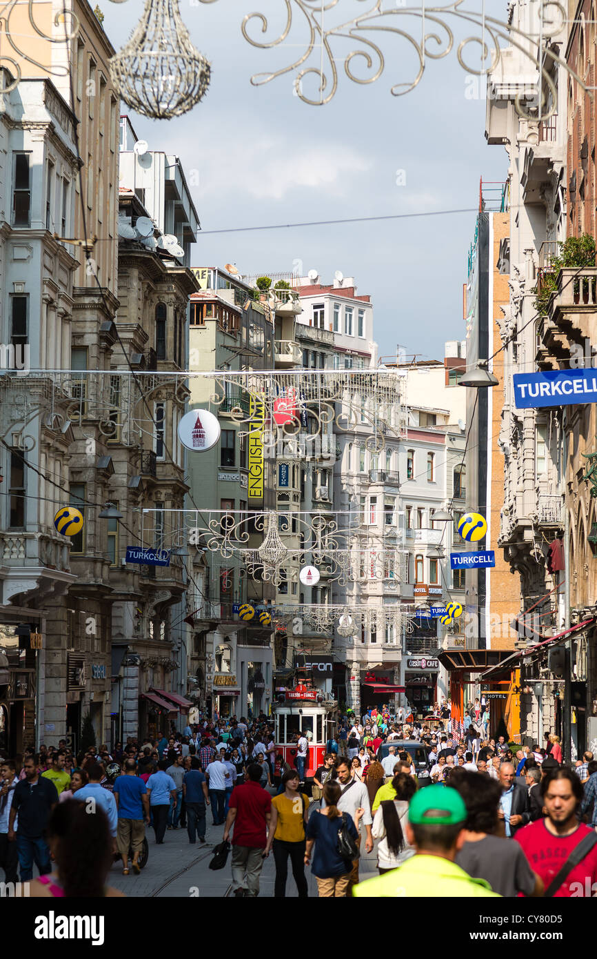 Istiklal street caddesi in hi-res stock photography and images - Alamy