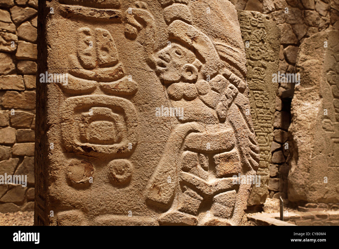 Danzante Stone Dances With Zigzags In Toro Muerto, Peru: Geometric