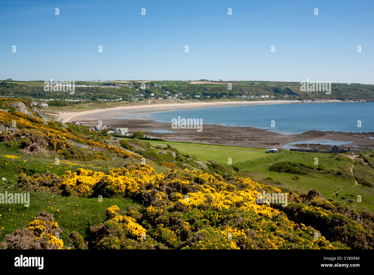 Port eynon beach hi-res stock photography and images - Alamy