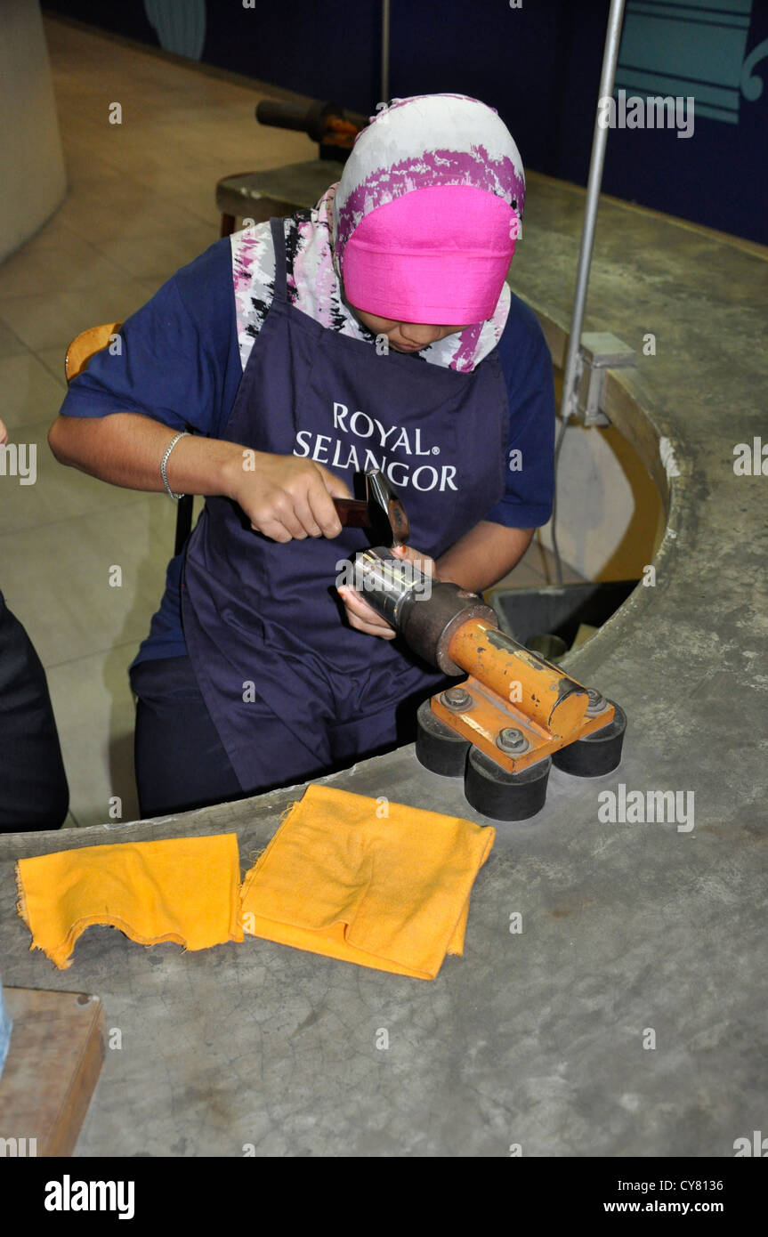 The Royal Selangor pewter workshop, museum, & showroom. Malaysia, State ...